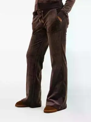 Juicy Couture Flare-leg Velour Track Pants