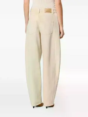 Isabel Marant Étoile Lisha Cotton Pleated Trousers