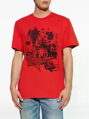 Alexander McQueen Graphic-print T-shirt - Red