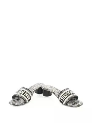 Dior Dway Mule Sandals - Black