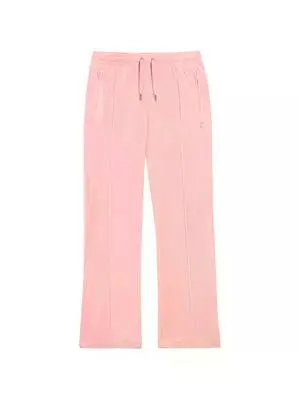 Juicy Couture Scorpio Diamanté Velour Track Pants - Pink
