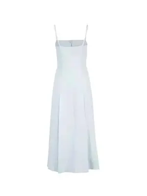 Gabriela Hearst Magritte Sleeveless Midi Dress - Blue