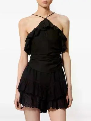 Isabel Marant Étoile Marant Voile Ruffle Top