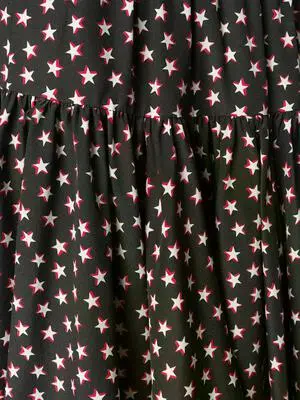 Saint Laurent Star Printed Mini Skirt