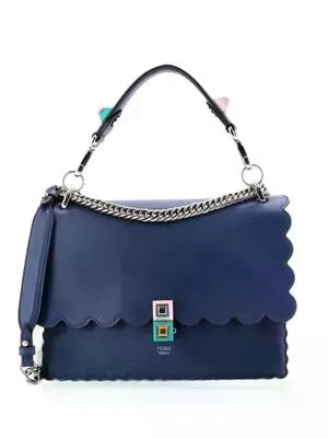 Fendi Kan I Bag Leather Medium Shoulder Bag