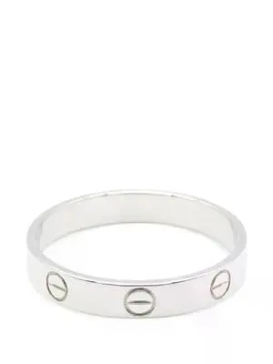 Cartier 18kt White Gold Love Ring - Silver