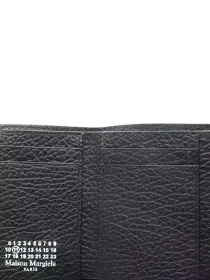 MAISON MARGIELA 2020s Four Stitch Trifold Wallet - Black