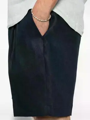 MICHAEL COAL Pleated Tailored Shorts