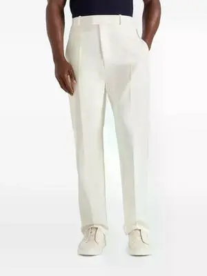 Manière De Voir Maniere De Voir Off-white Tailored Trousers - Neutrals