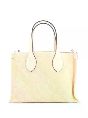 Gucci Ophidia Gg Denim Shopper Tote Bag
