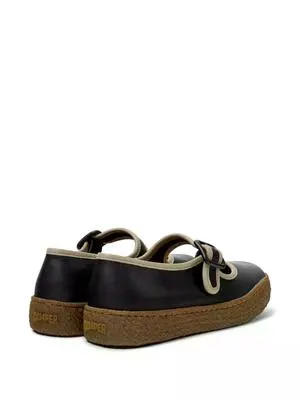 Camper Peu Terreno Buckle Ballet Flats - Brown