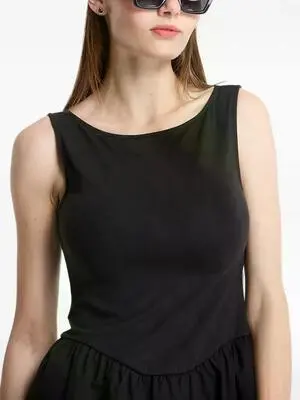 Gap Sleeveless Gathered Mini Dress