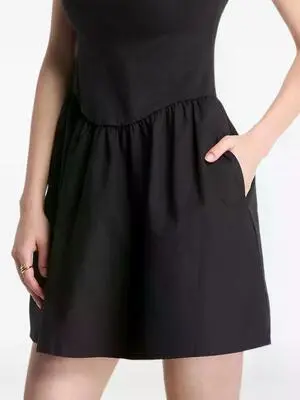 Gap Sleeveless Gathered Mini Dress