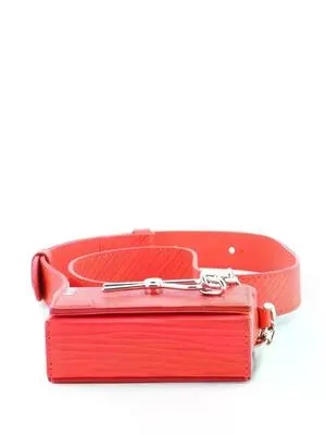 LOUIS VUITTON Steamer Bag Epi Leather Micro Crossbody Bag