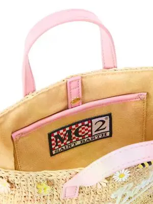 MC2 SAINT BARTH Mini Raffia Tote Bag
