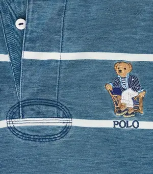 Polo Ralph Lauren Stripe Polo Bear Rugby Shirt