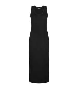 TOM FORD Scoop Neck Sequined Knit Maxi Dress - Black