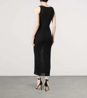 TOM FORD Scoop Neck Sequined Knit Maxi Dress