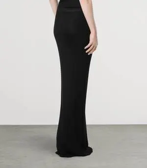 TOM FORD Micro-sequin Knitted Maxi Skirt - Black