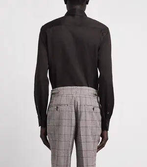 Isaia Cotton Jersey Shirt - Brown
