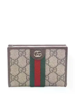 Gucci 2010s Small Ophidia Gg Supreme Wallet - Neutrals