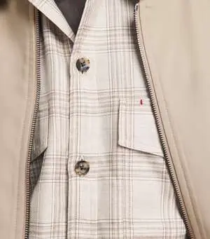 Isaia Cotton-silk Bomber Jacket