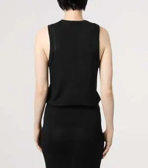 TOM FORD Micro-sequin Knitted Tank Top - Black