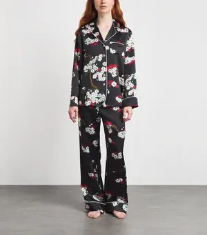Olivia Von Halle Silk Lila René Pyjamas