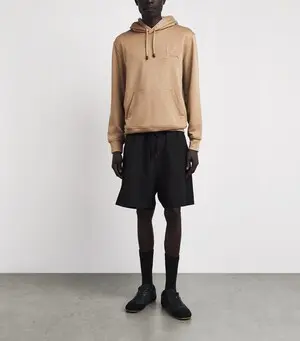Isaia Embossed Logo Hoodie