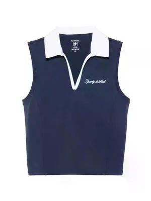 Sporty & Rich V Neck Performance Tops For Women