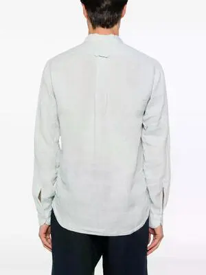 Barena Venezia Pavans Telino Linen Half-placket Shirt