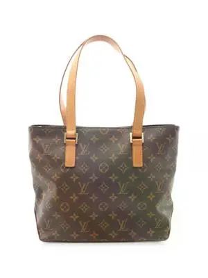 LOUIS VUITTON Monogram Canvas Cabas Piano Tote Bag - Brown