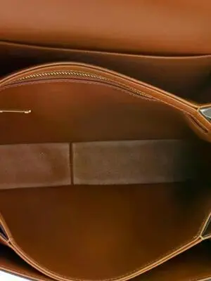 Celine Triomphe Shoulder Bag In Canvas And Leather
