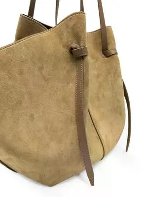 Yuzefi Large Mochi Leather Shoulder Bag - Green
