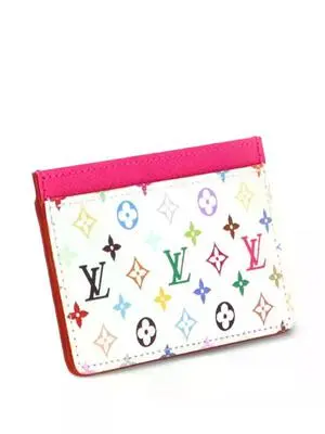 LOUIS VUITTON X Takashi Murakami Monogram Multicolor With Leather Card Holder