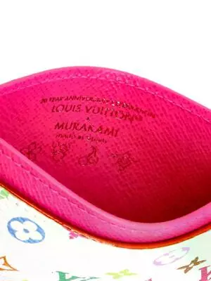 LOUIS VUITTON X Takashi Murakami Monogram Multicolor With Leather Card Holder