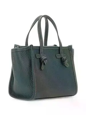 MARCELLA CLUB Small Miss Marcella Grained Leather Tote Bag - Green