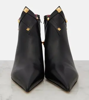 Valentino Garavani Studded Leather Ankle Boots