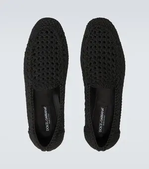Dolce & Gabbana Woven Loafers
