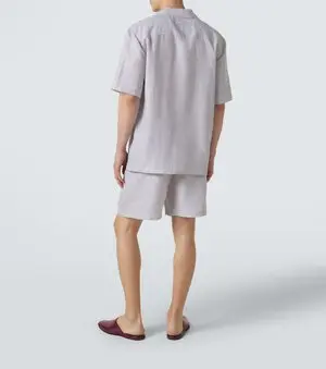 Zegna Striped Linen Pajamas