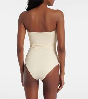 Johanna Ortiz Embroidered Palm Tree Swimsuit