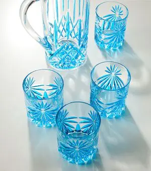 LES-OTTOMANS Set Of 4 Crystal Tumblers