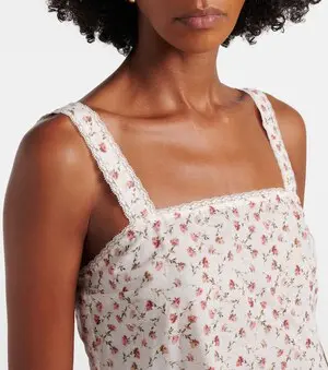 Posse Charlotte Floral Cotton Top - Multicoloured