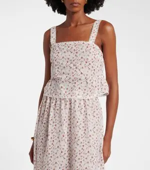 Posse Charlotte Floral Cotton Top - Multicoloured
