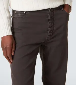 Brunello Cucinelli Mid-rise Straight Jeans - Brown