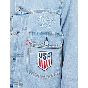 LEVI'S X World Cup Usa Soccer Type Ii Denim Trucker Jacket