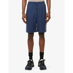 Emporio Armani Linen Bermuda Shorts - Outer Space