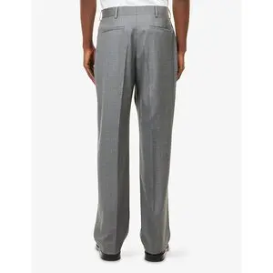 Paul Smith Pleated Straight-leg Wool Trousers