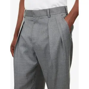 Paul Smith Pleated Straight-leg Wool Trousers