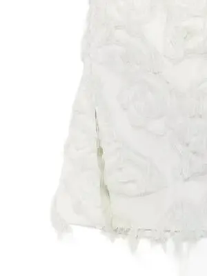 Studio Nicholson Sleeveless Boat Neck Top With Fringed Detailing - Green